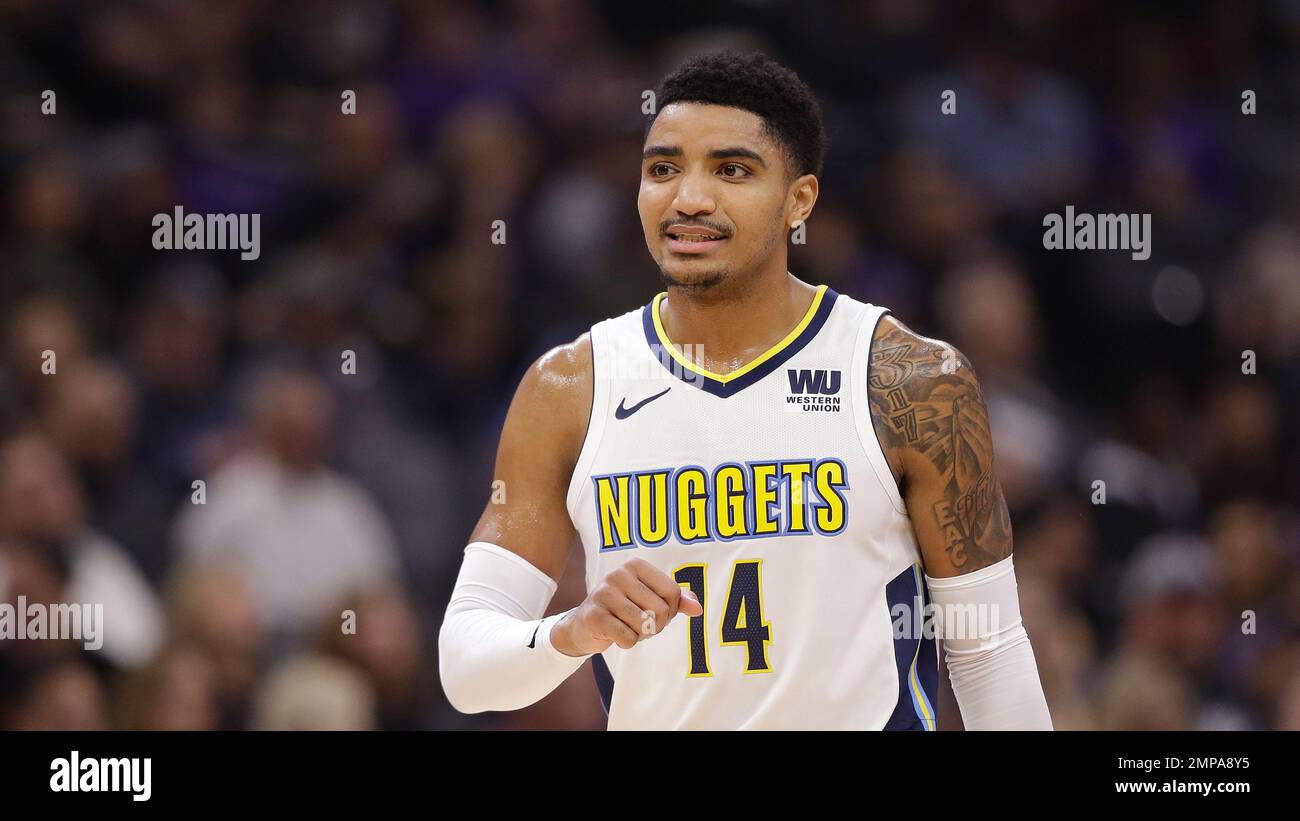 Denver Nuggets guard Gary Harris during the first quarter of an NBA ...