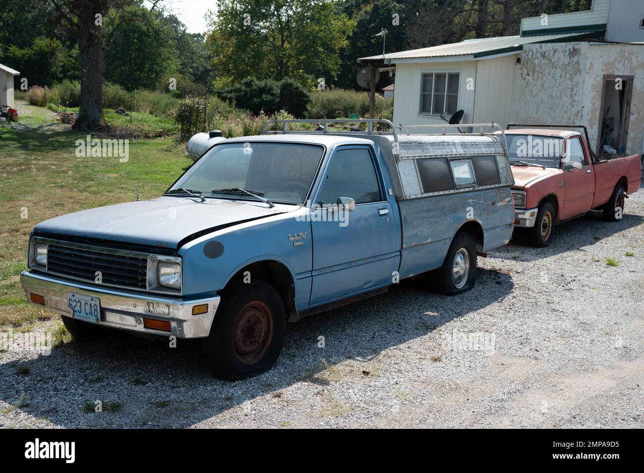Blue Chevy Luv