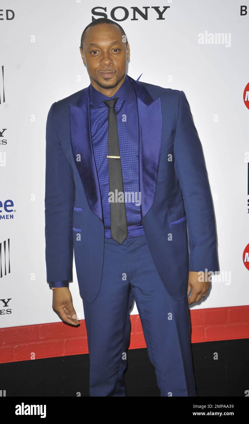 Dorian Missick at the NY Premiere of Annie Stock Photo - Alamy