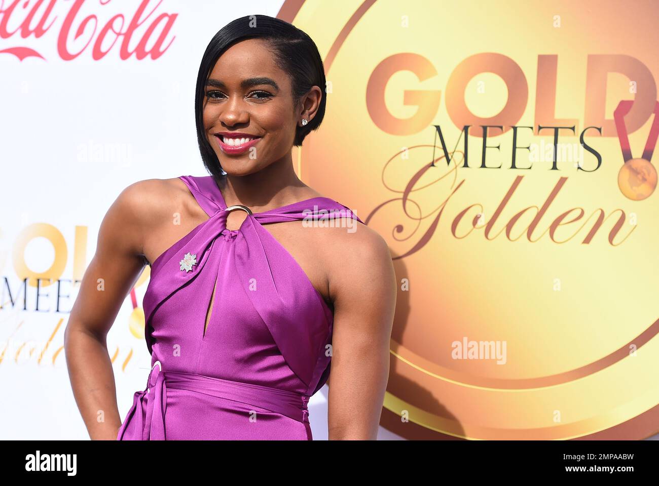 Shevon Stoddart arrives at the 5th Annual Gold Meets Golden event on ...