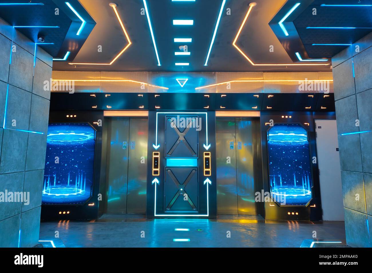 SHANGHAI, CHINA - JANUARY 31, 2023 - Dynamic light strips and multi ...