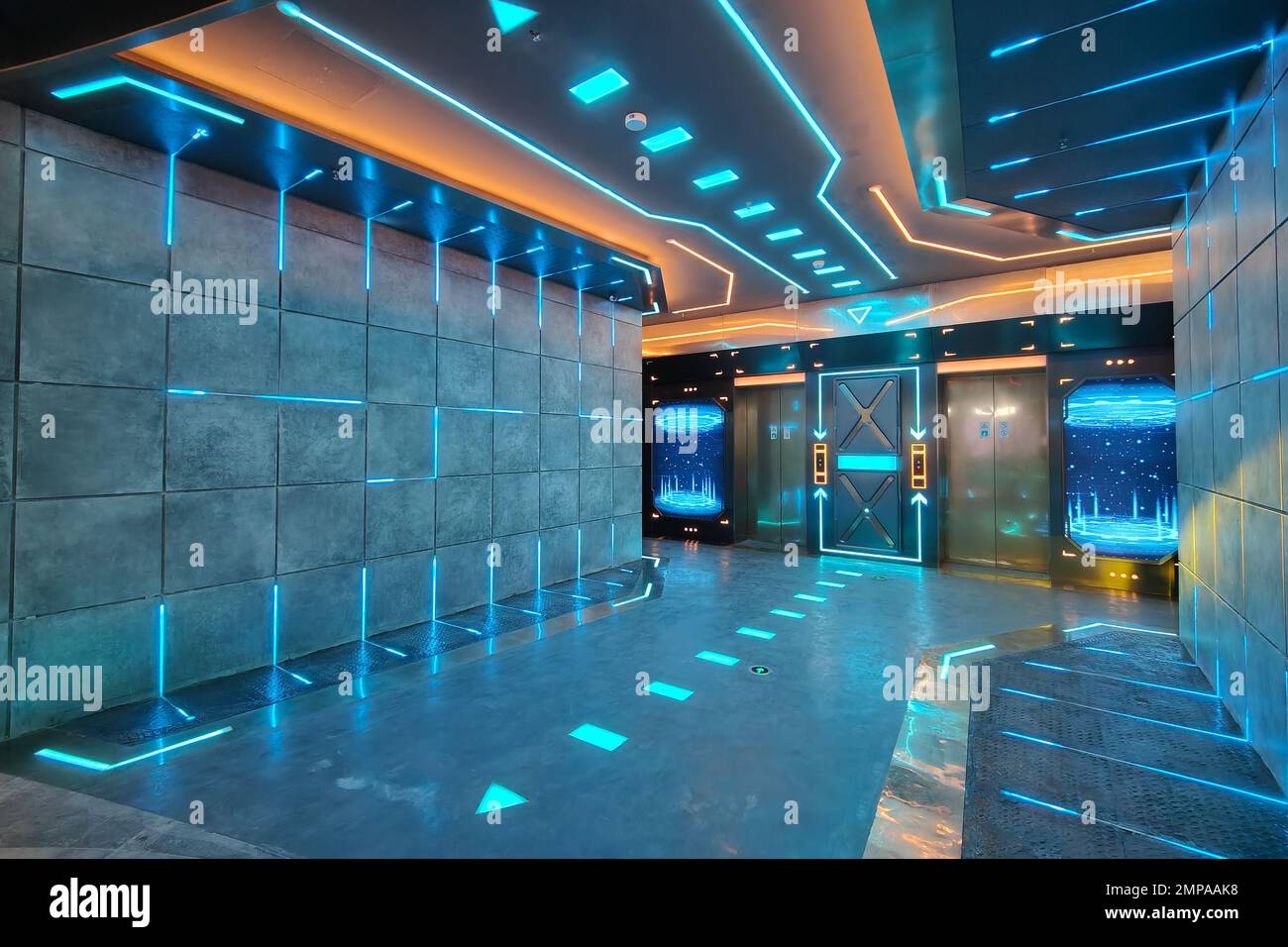 SHANGHAI, CHINA - JANUARY 31, 2023 - Dynamic light strips and multi ...