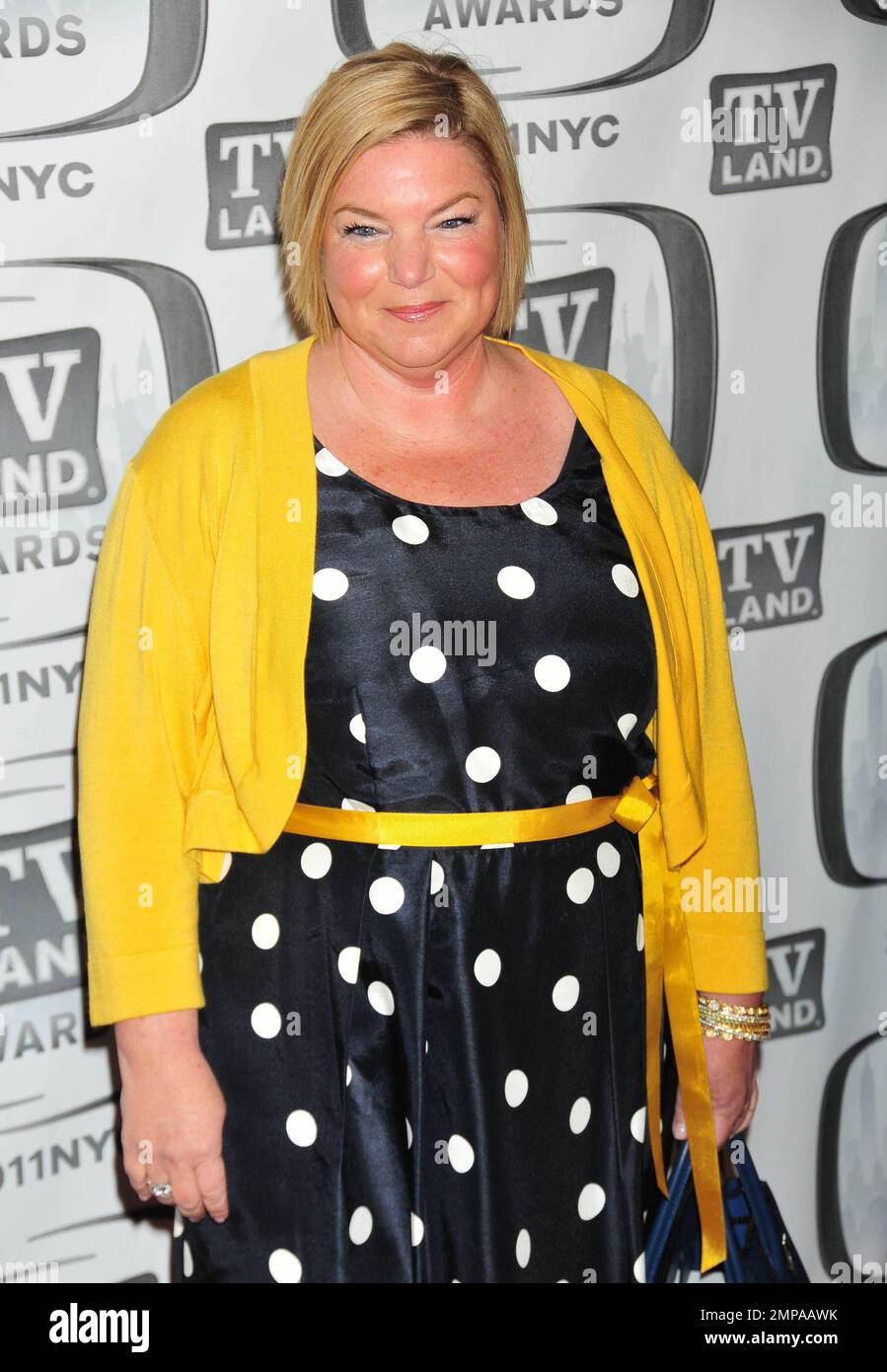 Mindy Cohn poses on the red carpet at the 9th Annual TV Land Awards ...