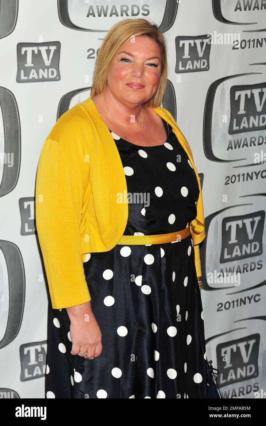 Mindy Cohn poses on the red carpet at the 9th Annual TV Land Awards ...