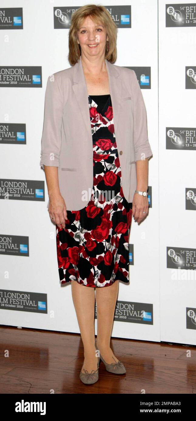 Ruth Sheen at the photocall for "Another Year" at the 54th BFI London ...