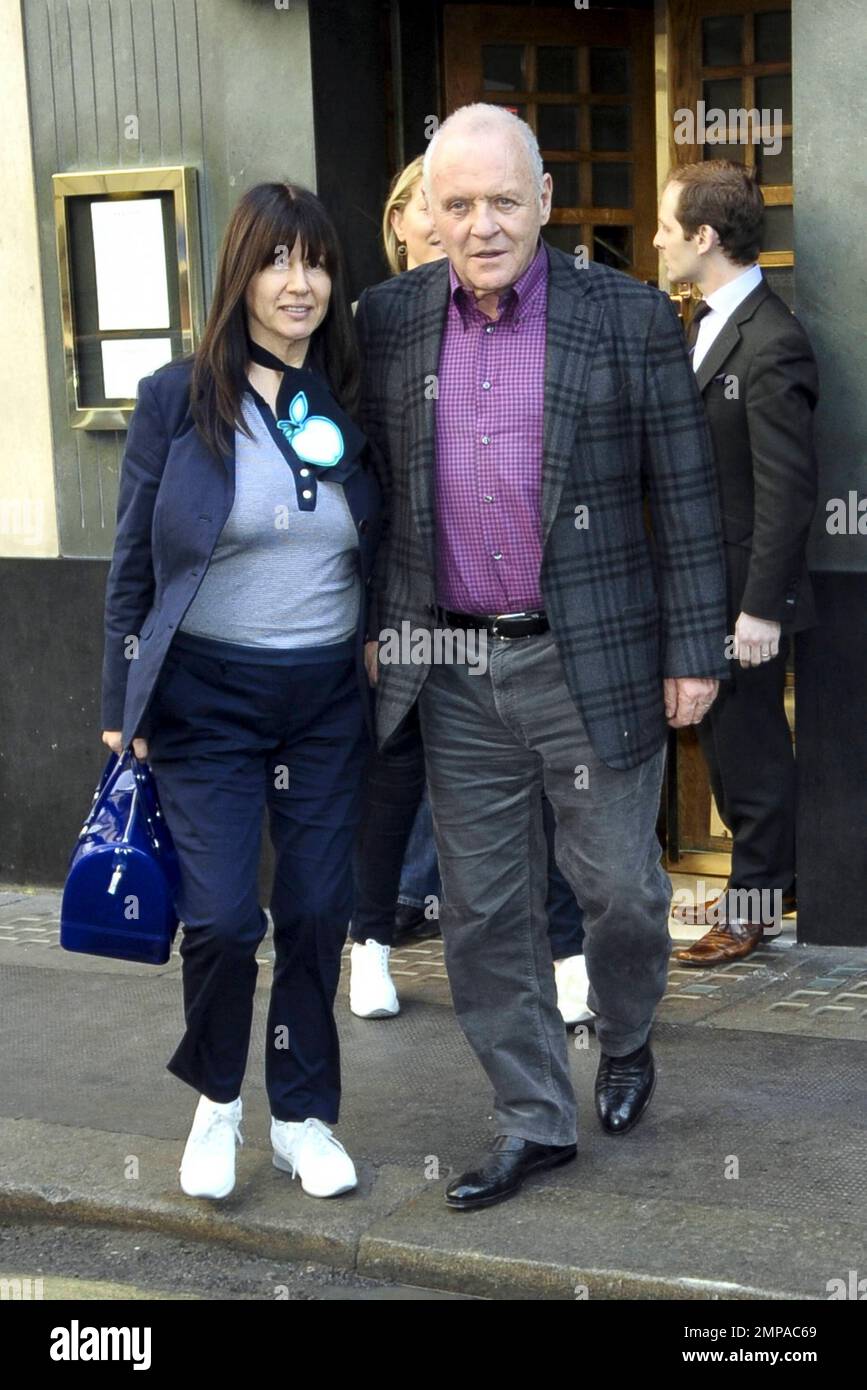 Sir Anthony Hopkins and wife Stella Arroyave look to be in very high ...