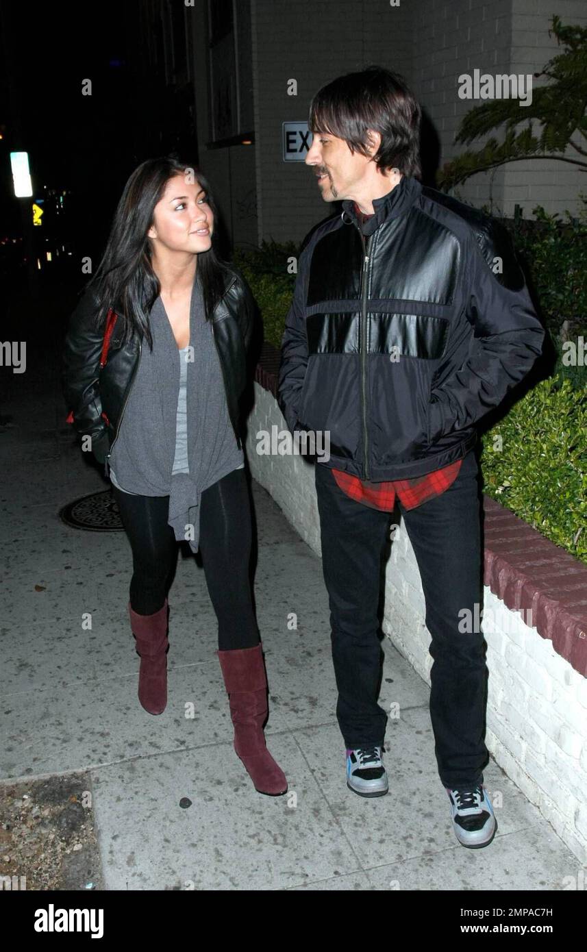 Red Hot Chili Pepper Anthony Keidis and a female friend head out for a ...