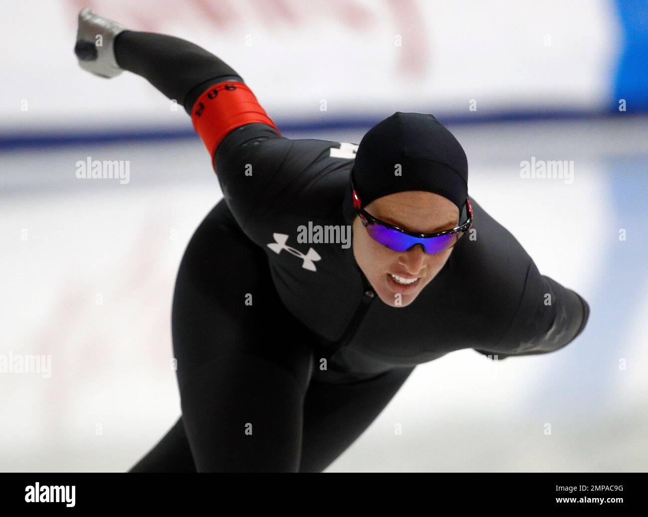 Kelly Gunther competes in the women's 1,500 meters during the U.S ...
