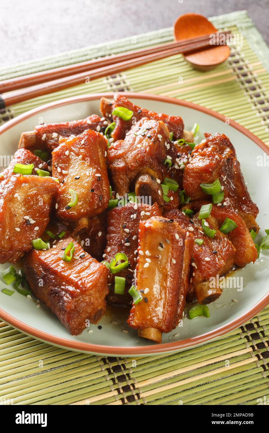 Sweet and Sour Rib Tang Cu Pai Gu is a quite popular dish in China ...
