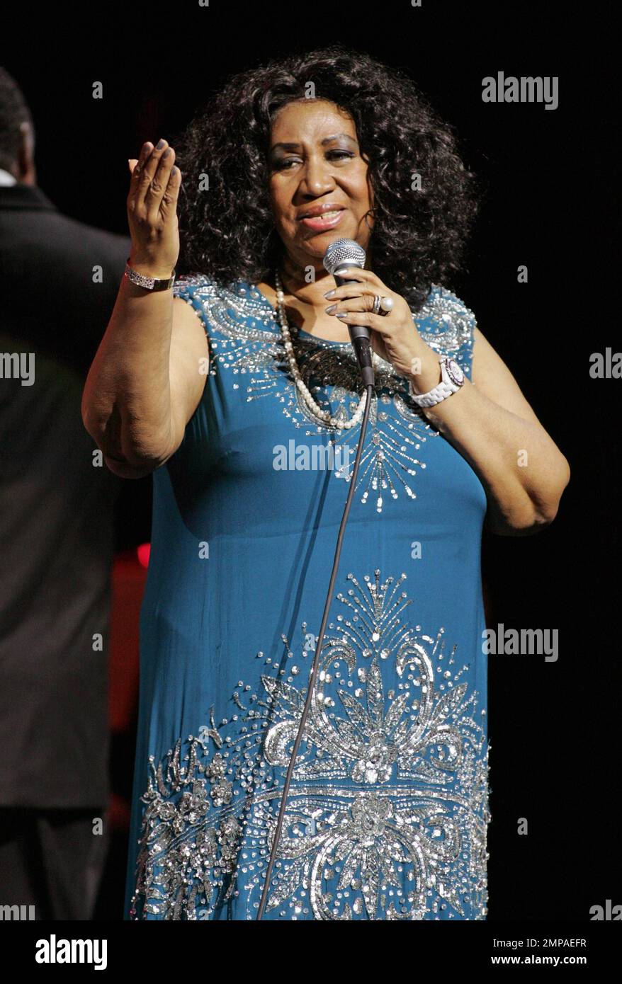 The "Queen of Soul" Aretha Franklin performs in concert at the Durham ...