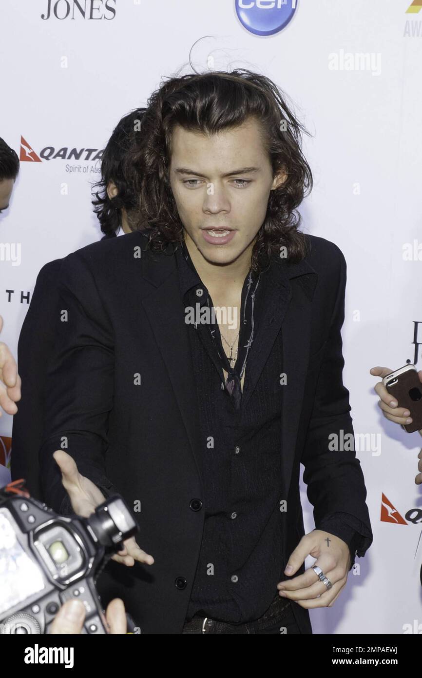 Harry Styles at the Aria Awards red carpet in Sydney, Australia. 26th ...