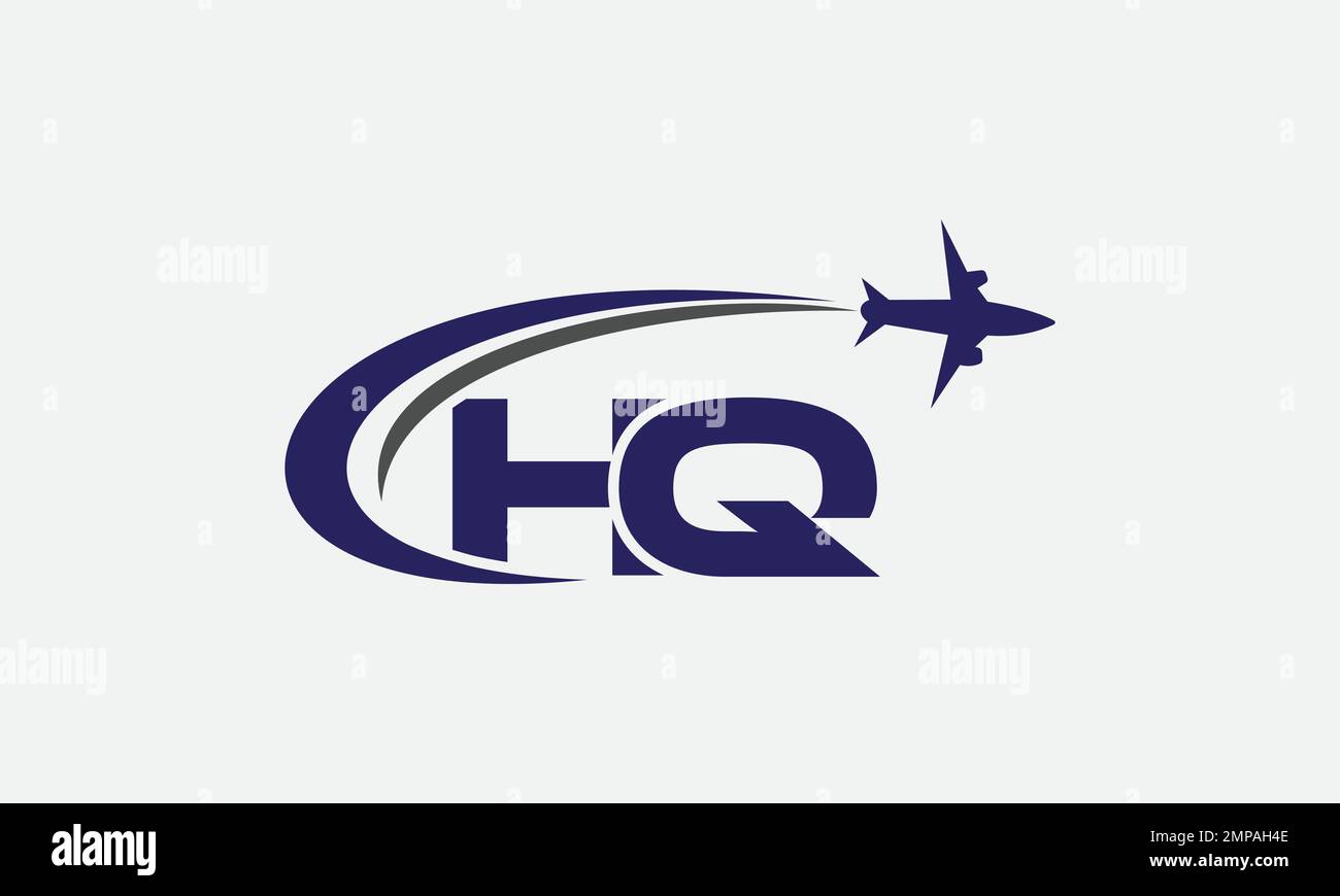 Airline agency symbol and aviation company monogram vector Stock Vector ...