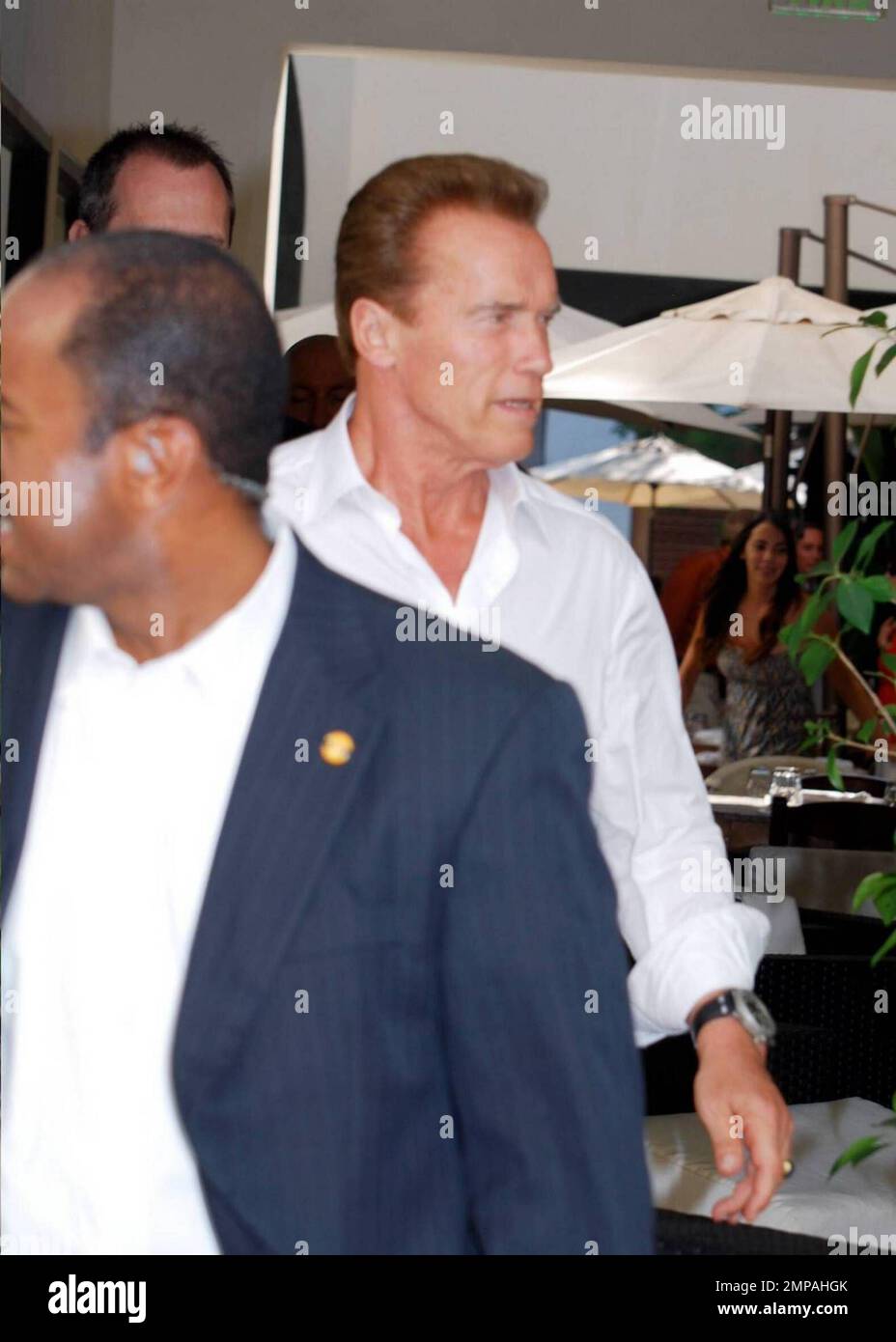 EXCLUSIVE!! California Governor and actor Arnold Schwarzenegger leaves ...
