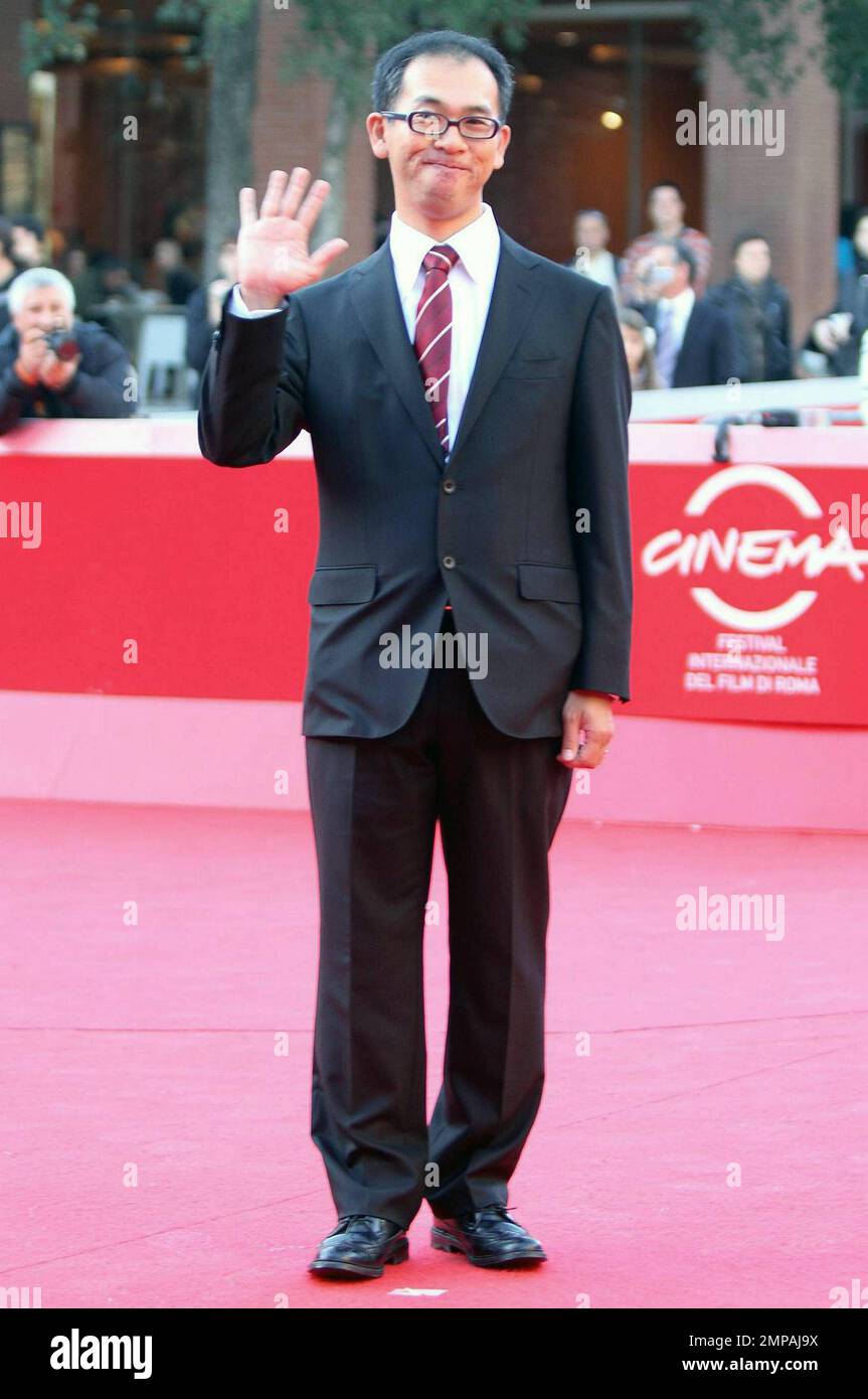 Director and animators Hiromasa Yonebayashi attends the red carpet ...