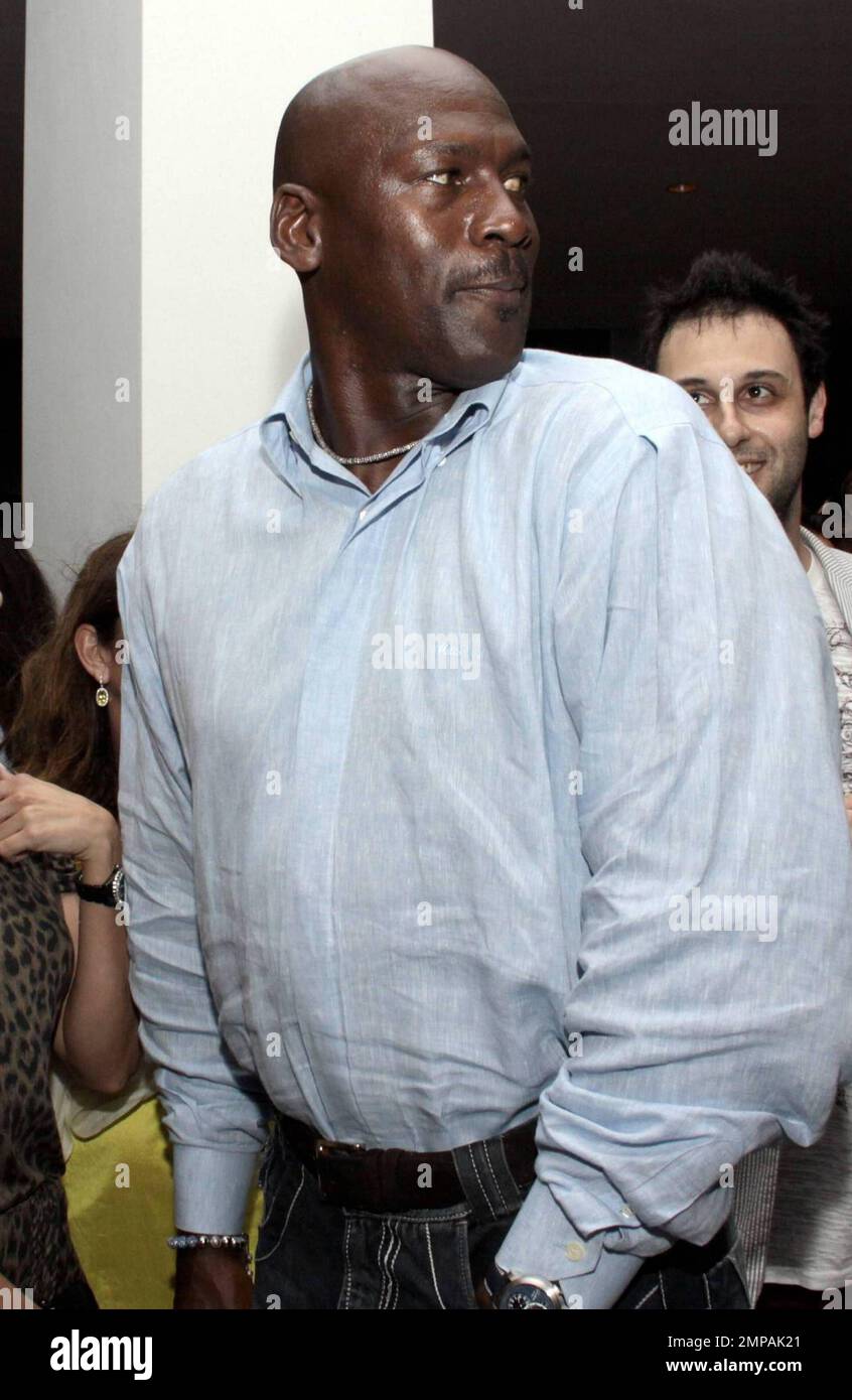 Michael Jordan at a private Midnight Dance celebrating the opening ...