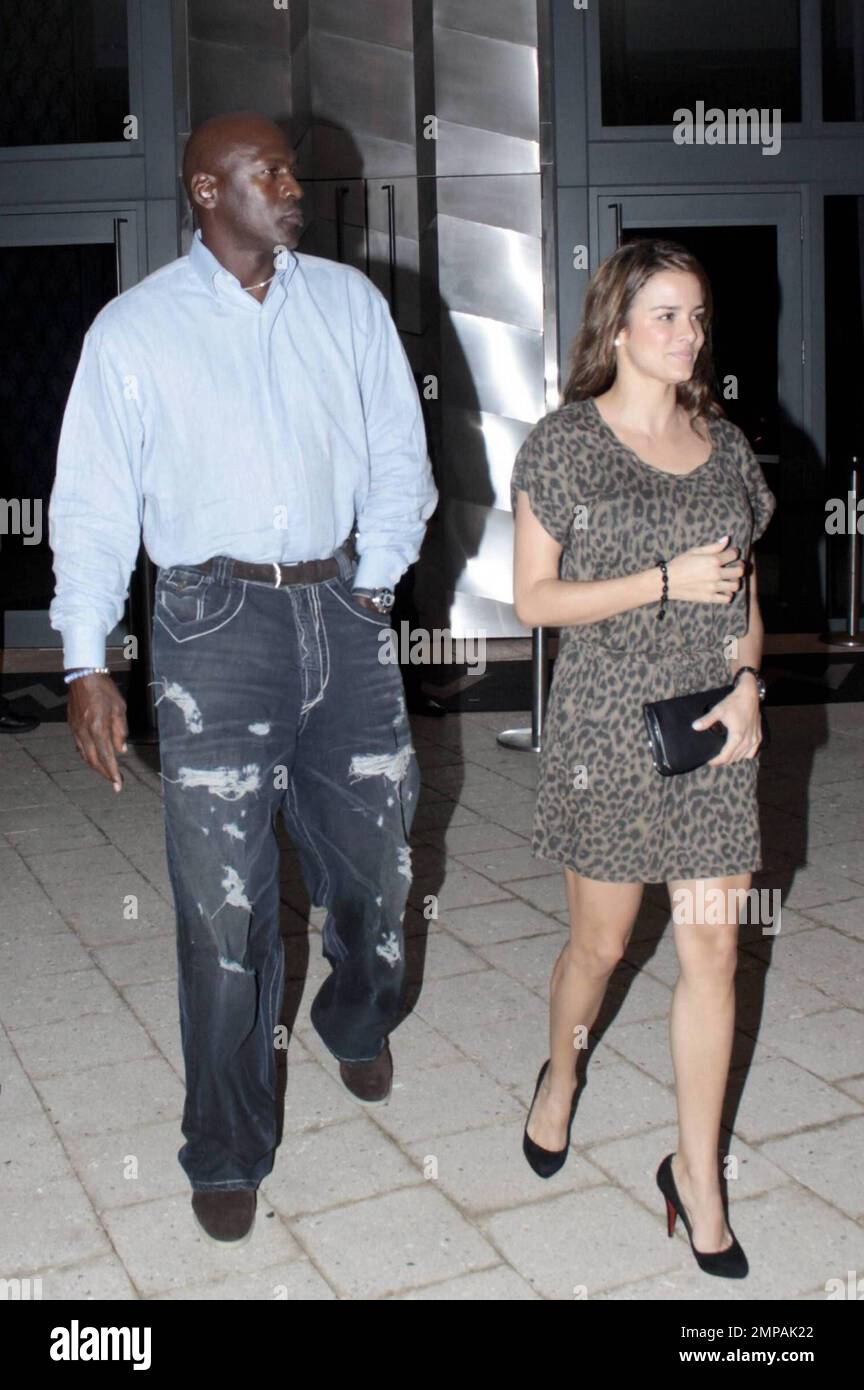 Michael Jordan and girlfriend, Cuban model Yvette Prieto, at a private Midnight Dance ...