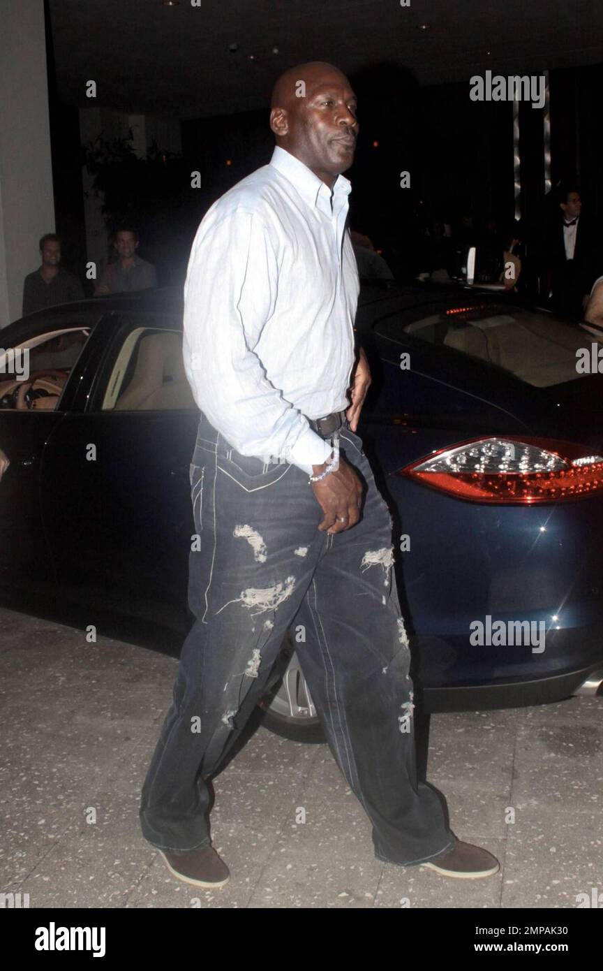 Michael Jordan at a private Midnight Dance celebrating the opening ...