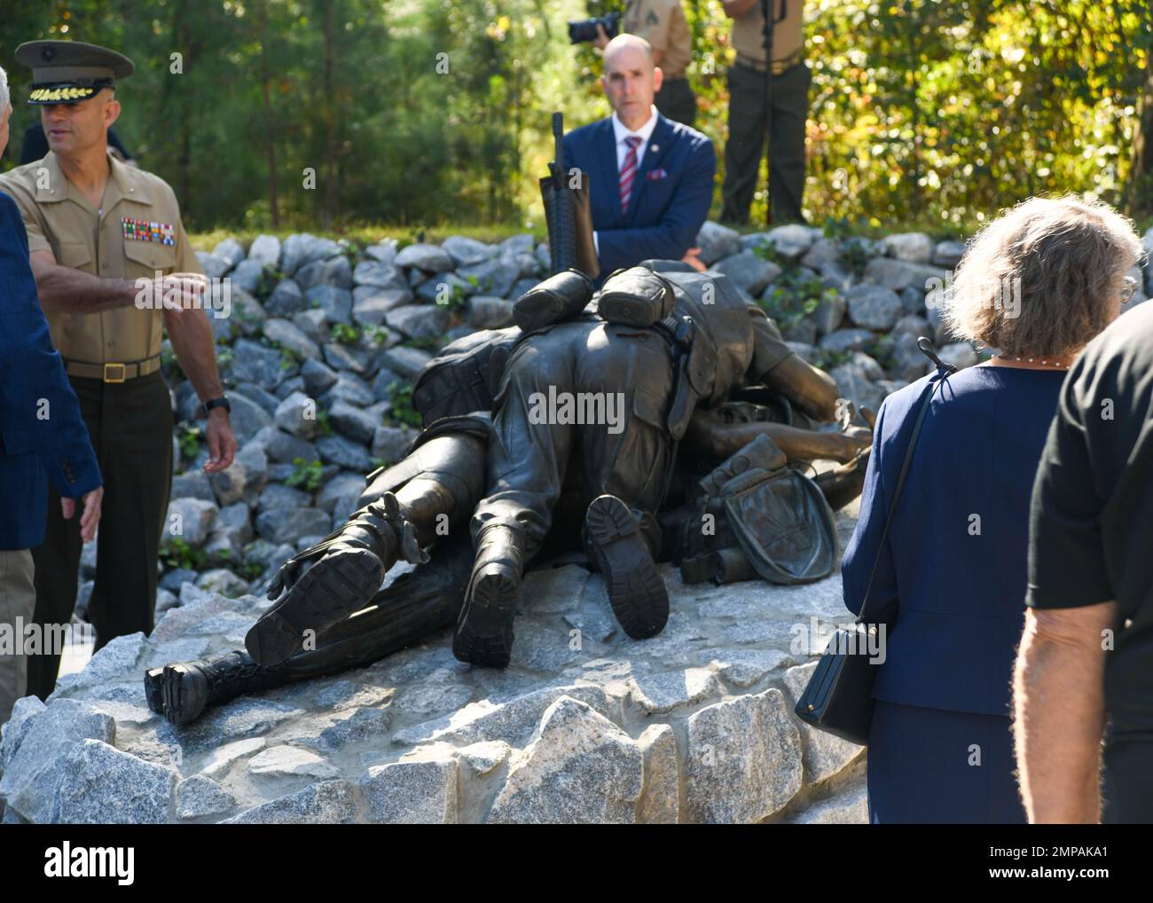 The Corpsmen Memorial was officially unveiled to the public on October ...
