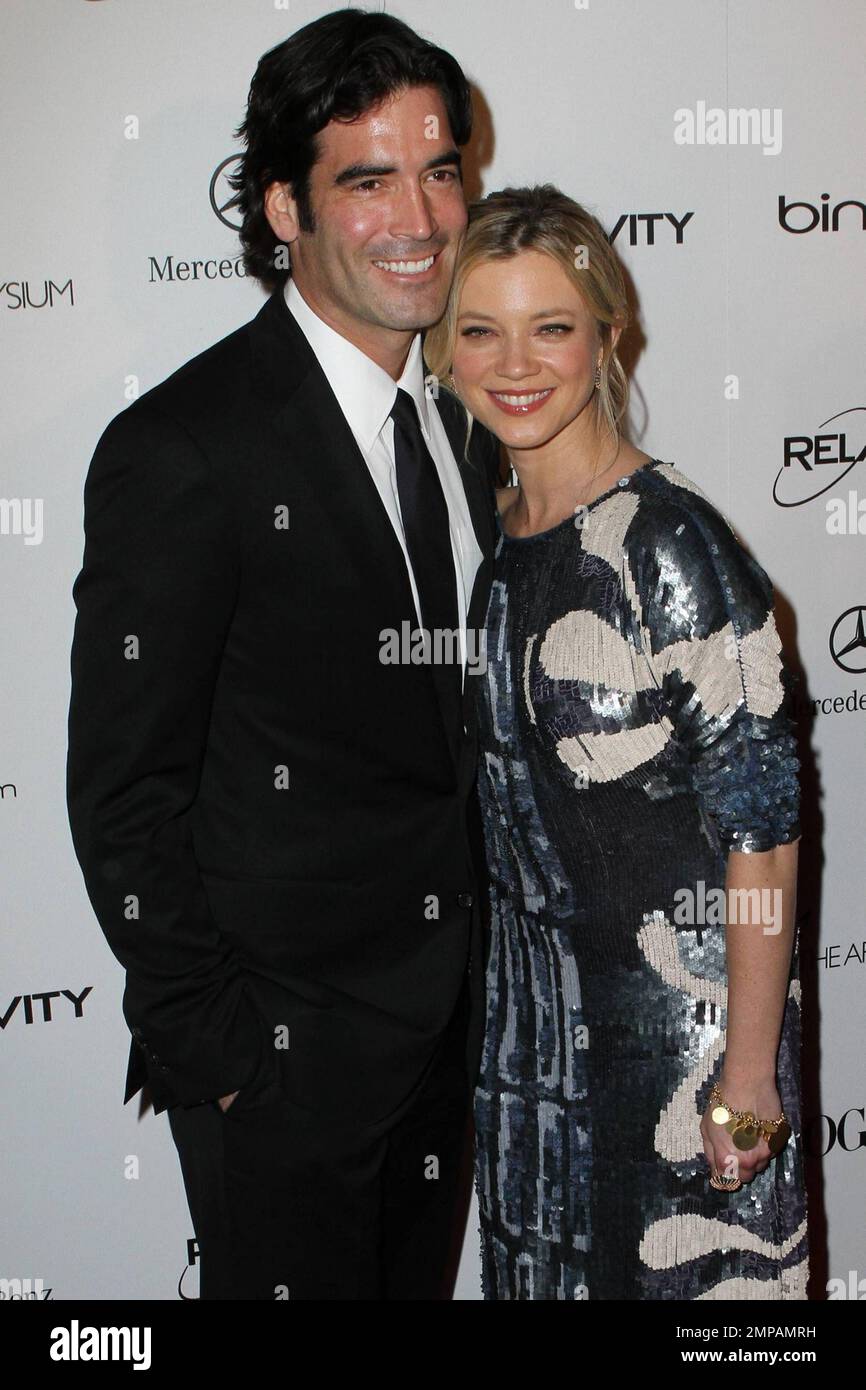 Amy Smart and Carter Oosterhouse on the red carpet at the star studded ...