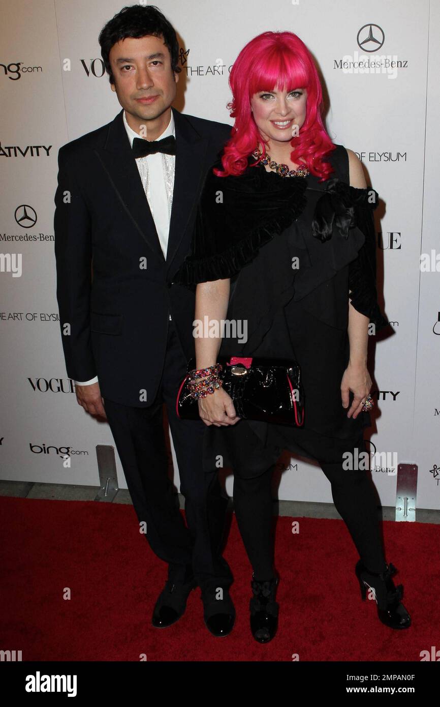 Accessory designer Tarina Tarantino on the red carpet at the star ...