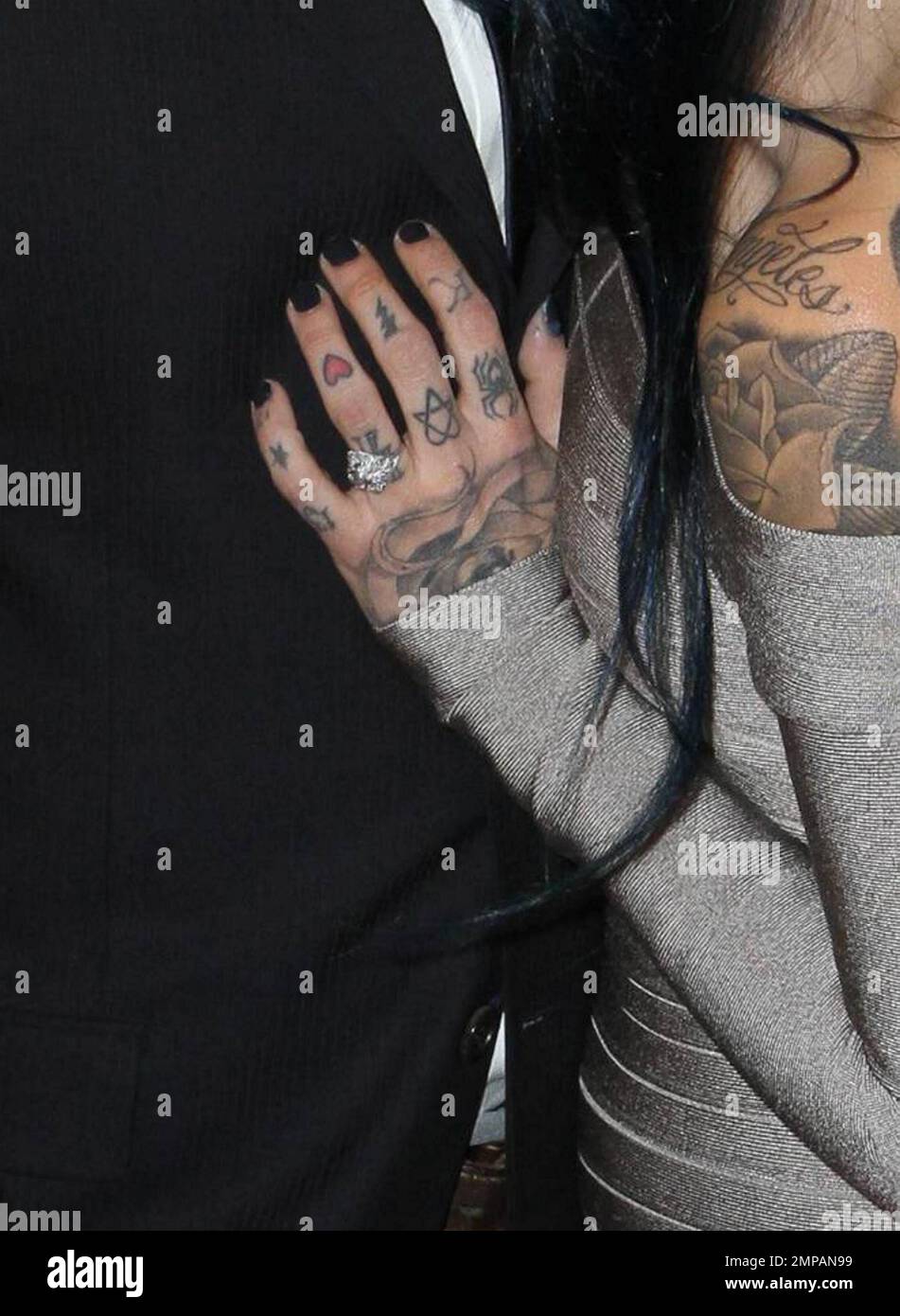 Jesse James, ex-husband of Sandra Bullock, is openly affectionate with ...