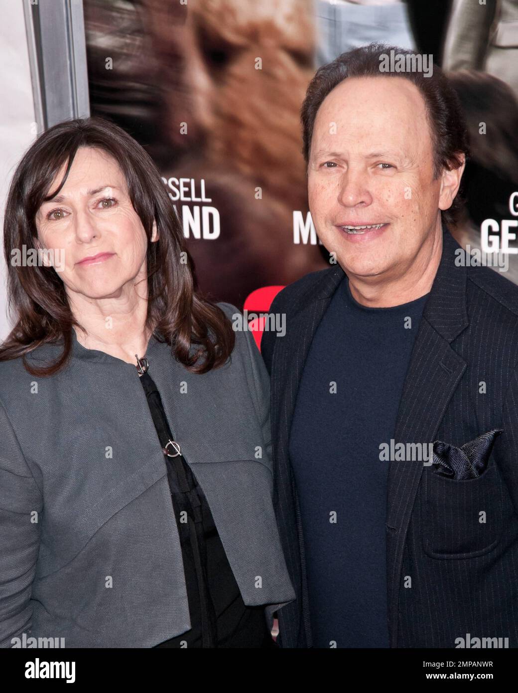 Janice Crystal and Billy Crystal walk the red carpet at the premiere of ...