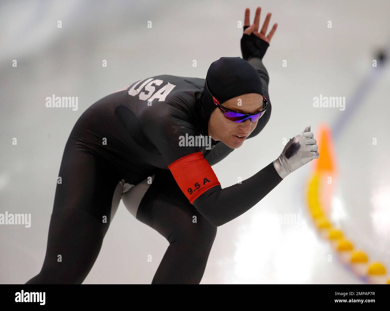 Kelly Gunther competes in the women's 500 meters during the U.S ...
