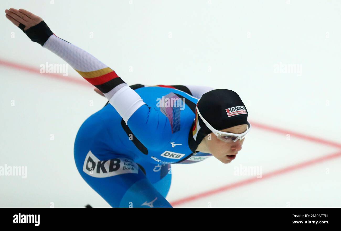 Michelle Uhrig of Germany competes at the women's 1500m race during the ...