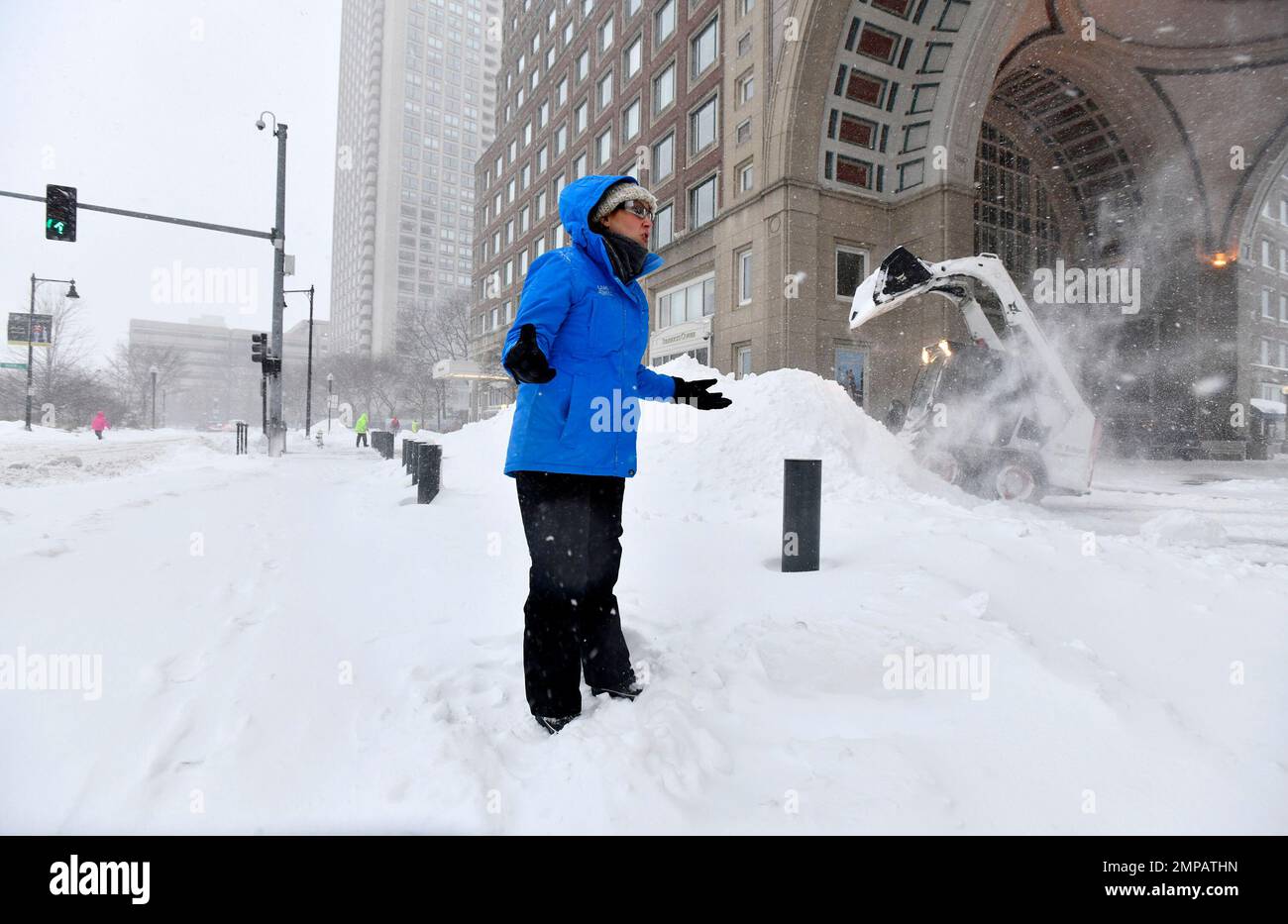 The Weather Channel on-camera meteorologist Alex Wilson reports on ...