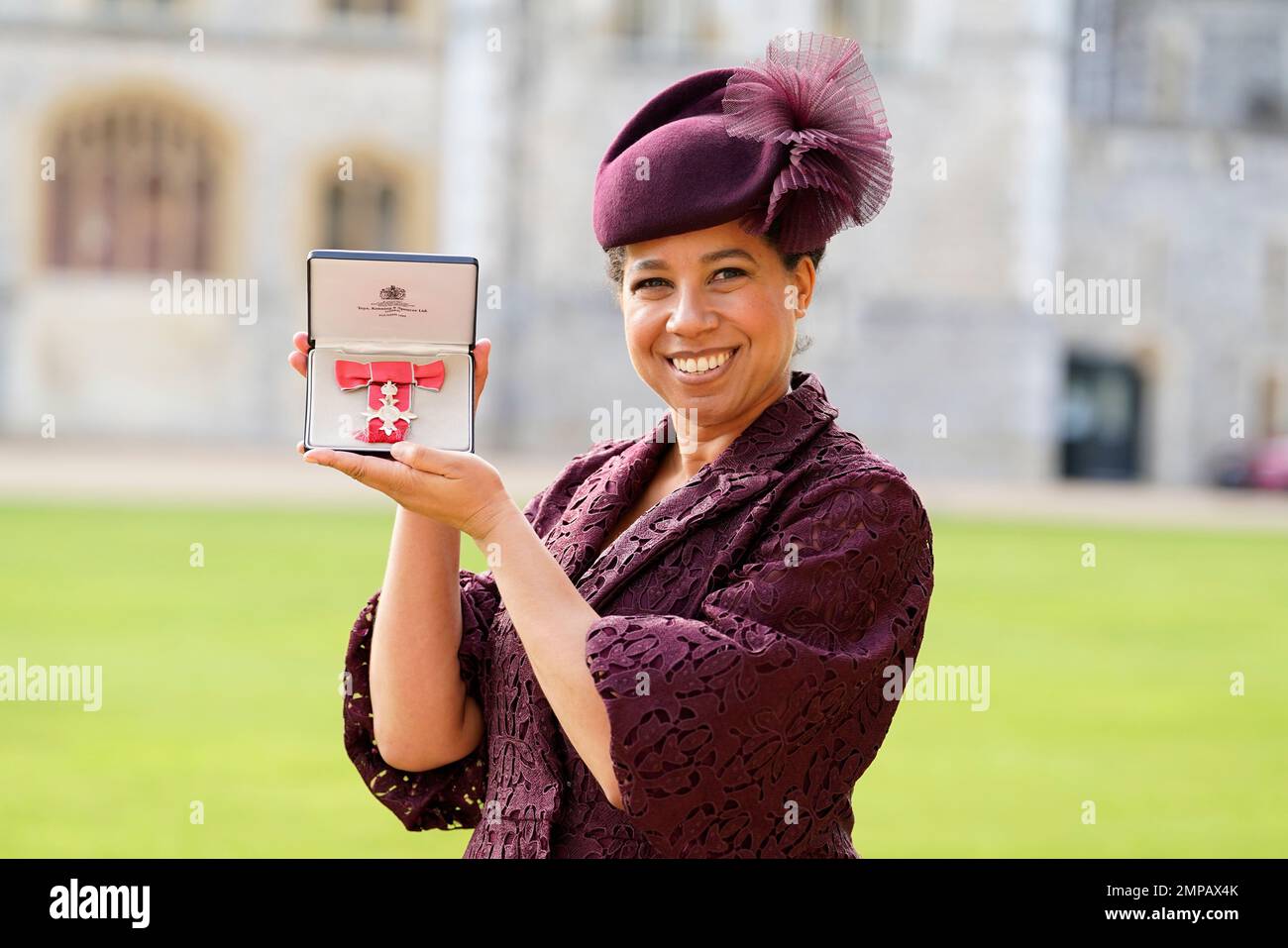 Margherita Taylor, radio and television presenter, after being made an ...