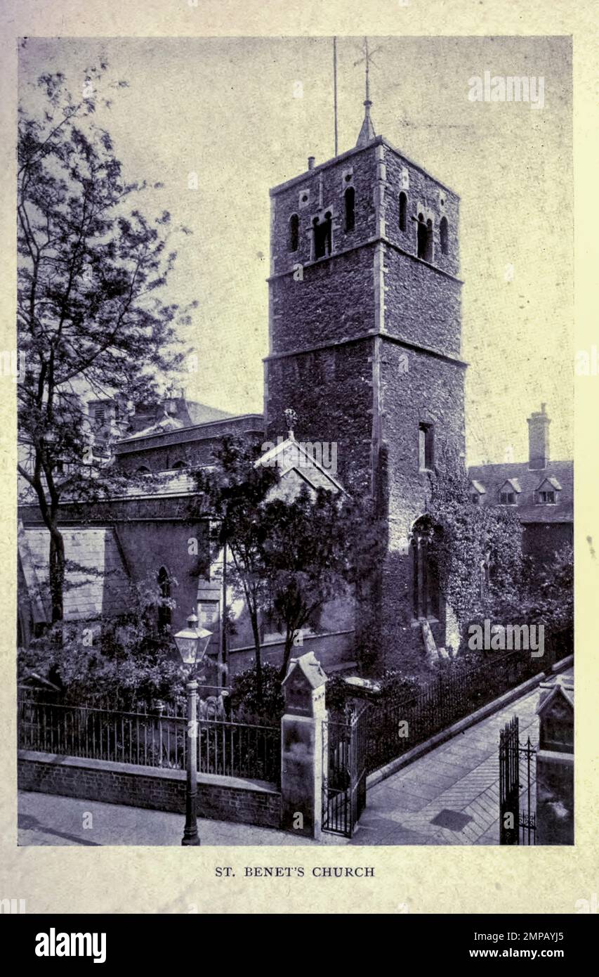 Saint Benet's Church from the book ' Cambridge and its story ' by ...