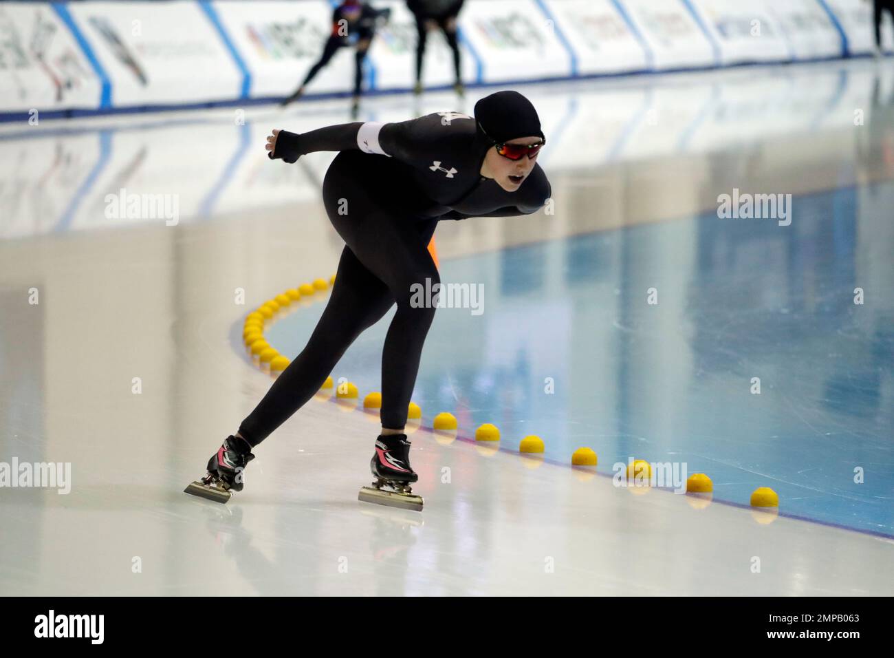 Petra Acker competes in the women's 5,000 meters during the U.S ...