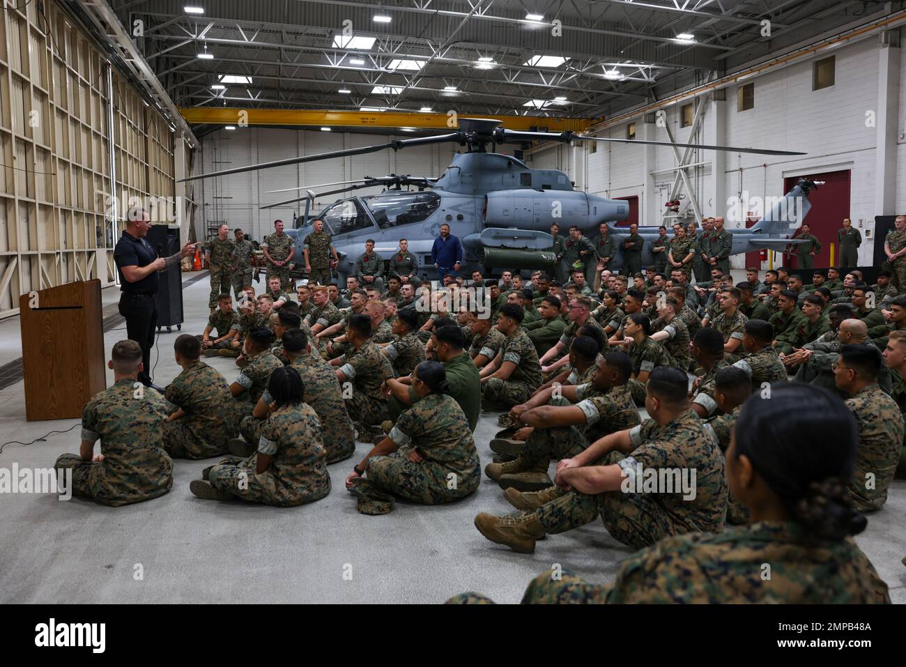 Medal of Honor recipient Dakota Meyer, speaks with Marines from ...