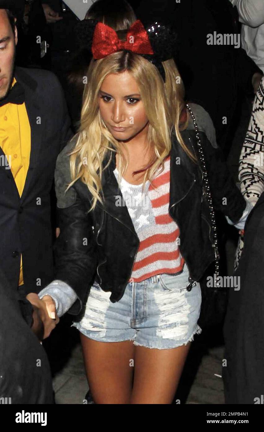 Ashley Tisdale at Perez Hilton's Mat Hatter Tea Party 34th Birthday ...