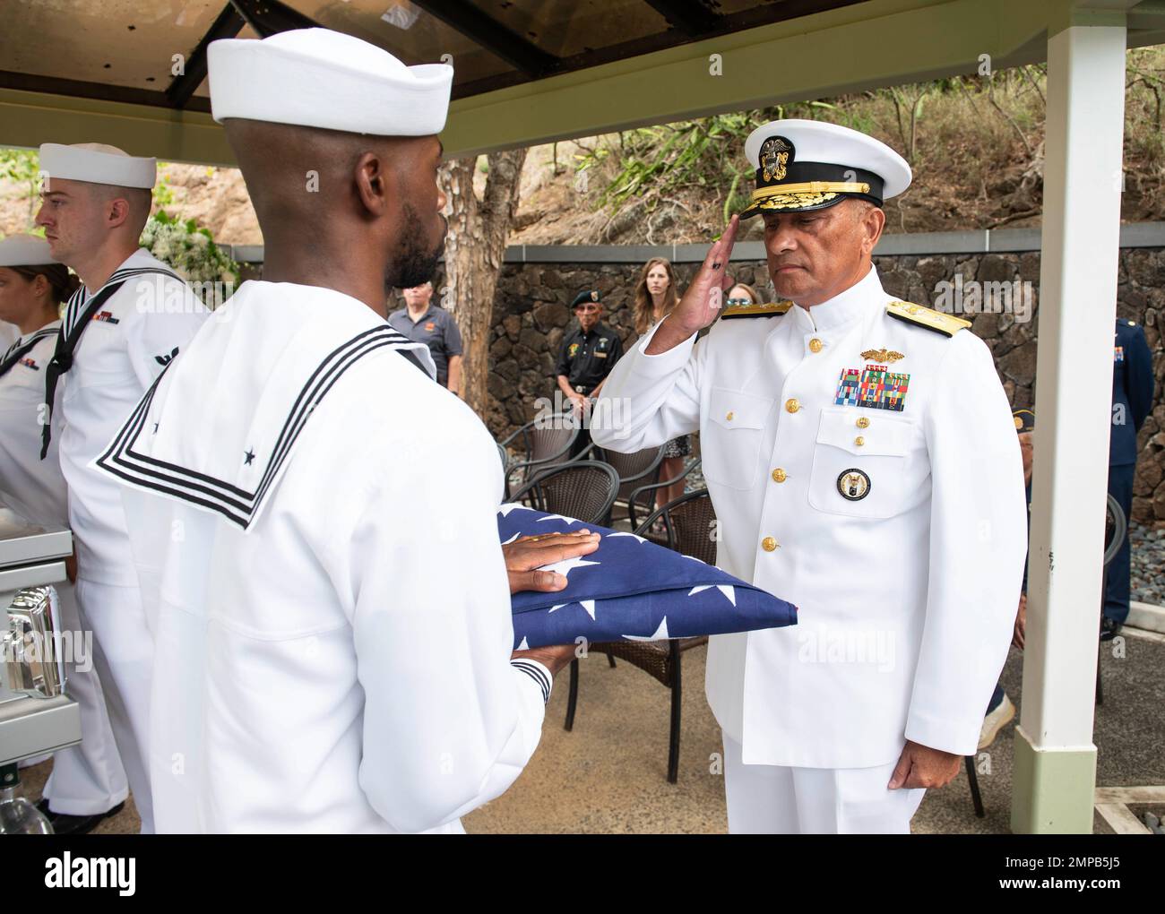 U.S. Navy Rear Adm. Darius Banaji, Defense POW/MIA Accounting Agency (DPAA) deputy director for ...