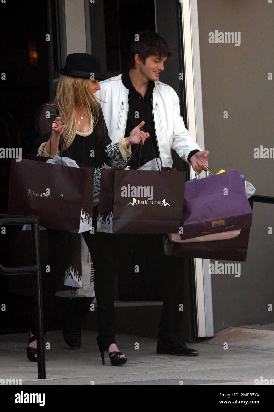 Ashton Kutcher seems to be flying high on the set of his new movie ...