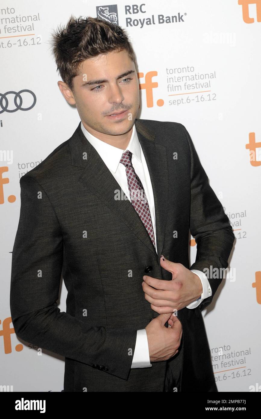 Zac Efron arrives at the "At Any Price" Premiere during the 2012 ...