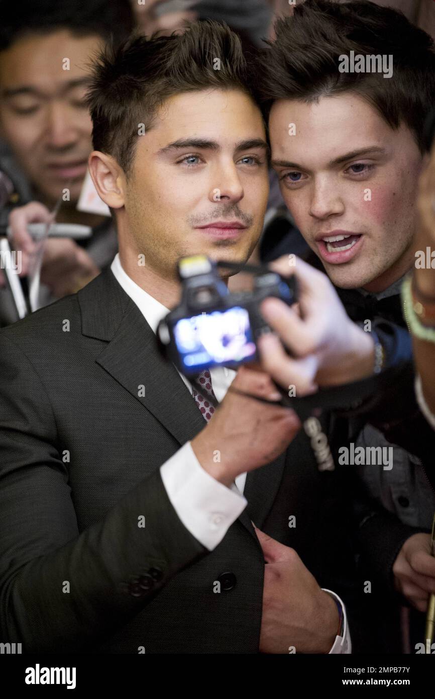 Zac Efron arrives at the "At Any Price" Premiere during the 2012 ...