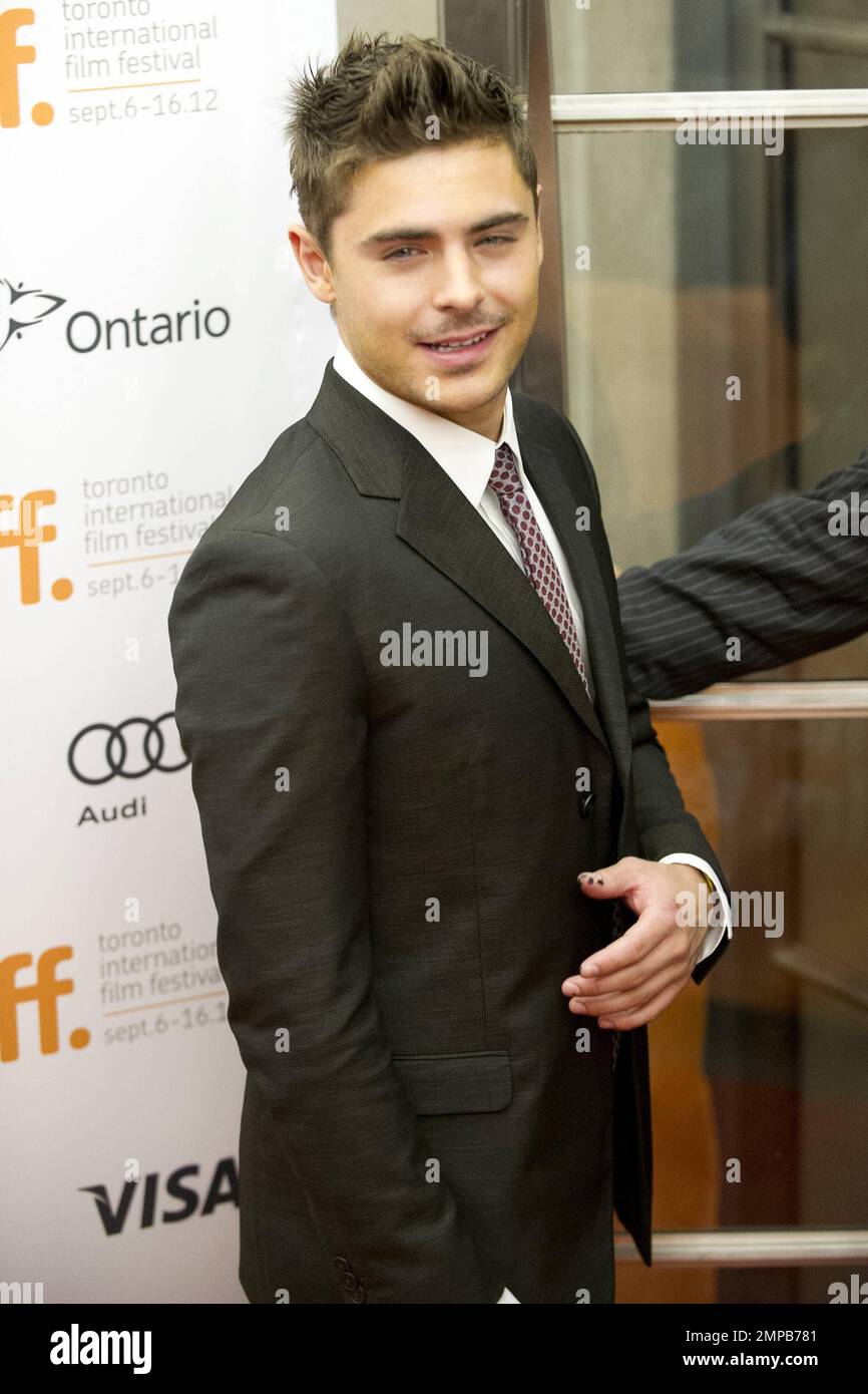 Zac Efron arrives at the "At Any Price" Premiere during the 2012 ...