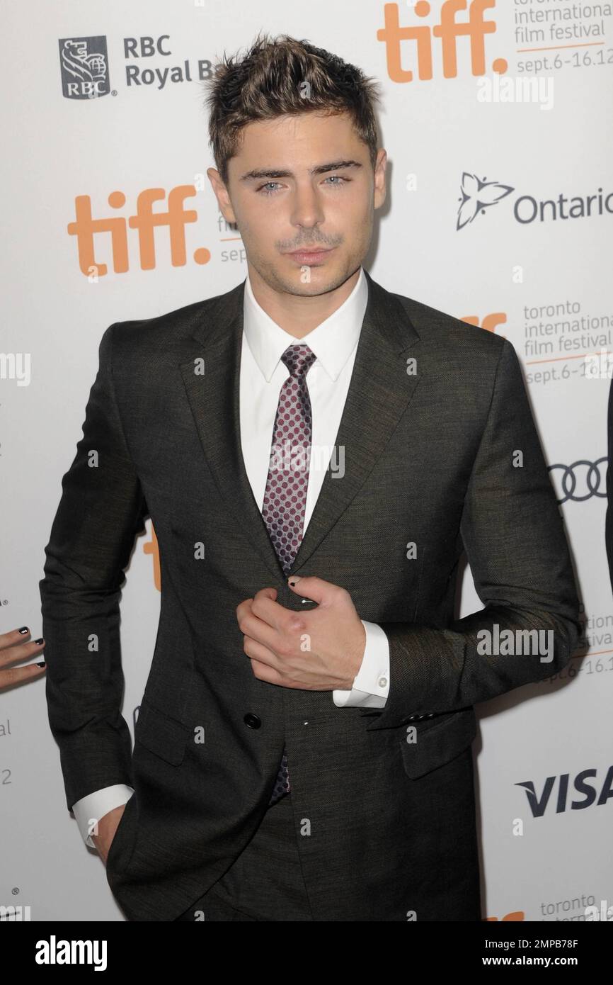 Zac Efron arrives at the "At Any Price" Premiere during the 2012 ...