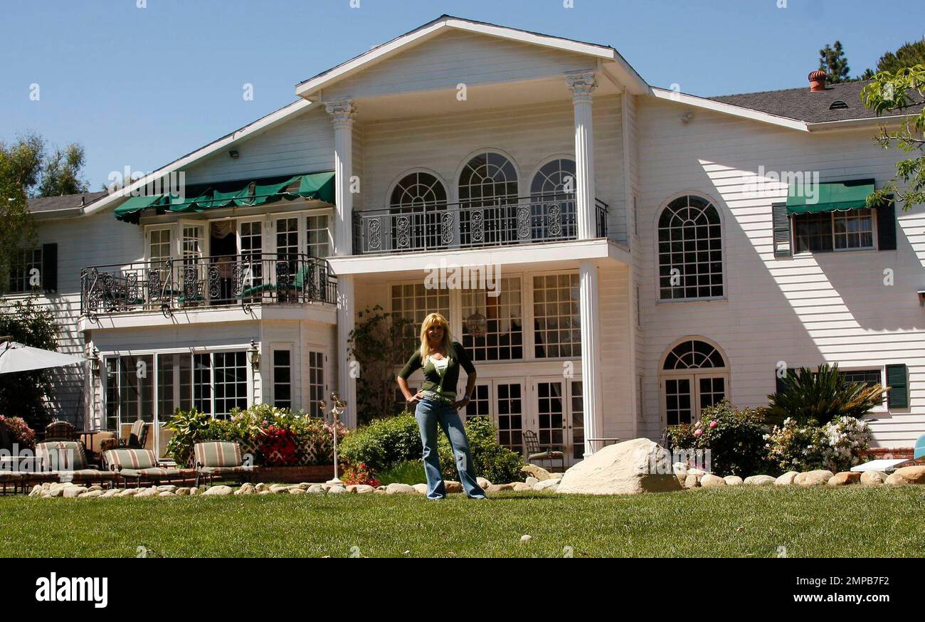 Exclusive!! Pamela Bach is pictured here at her home with her beloved ...