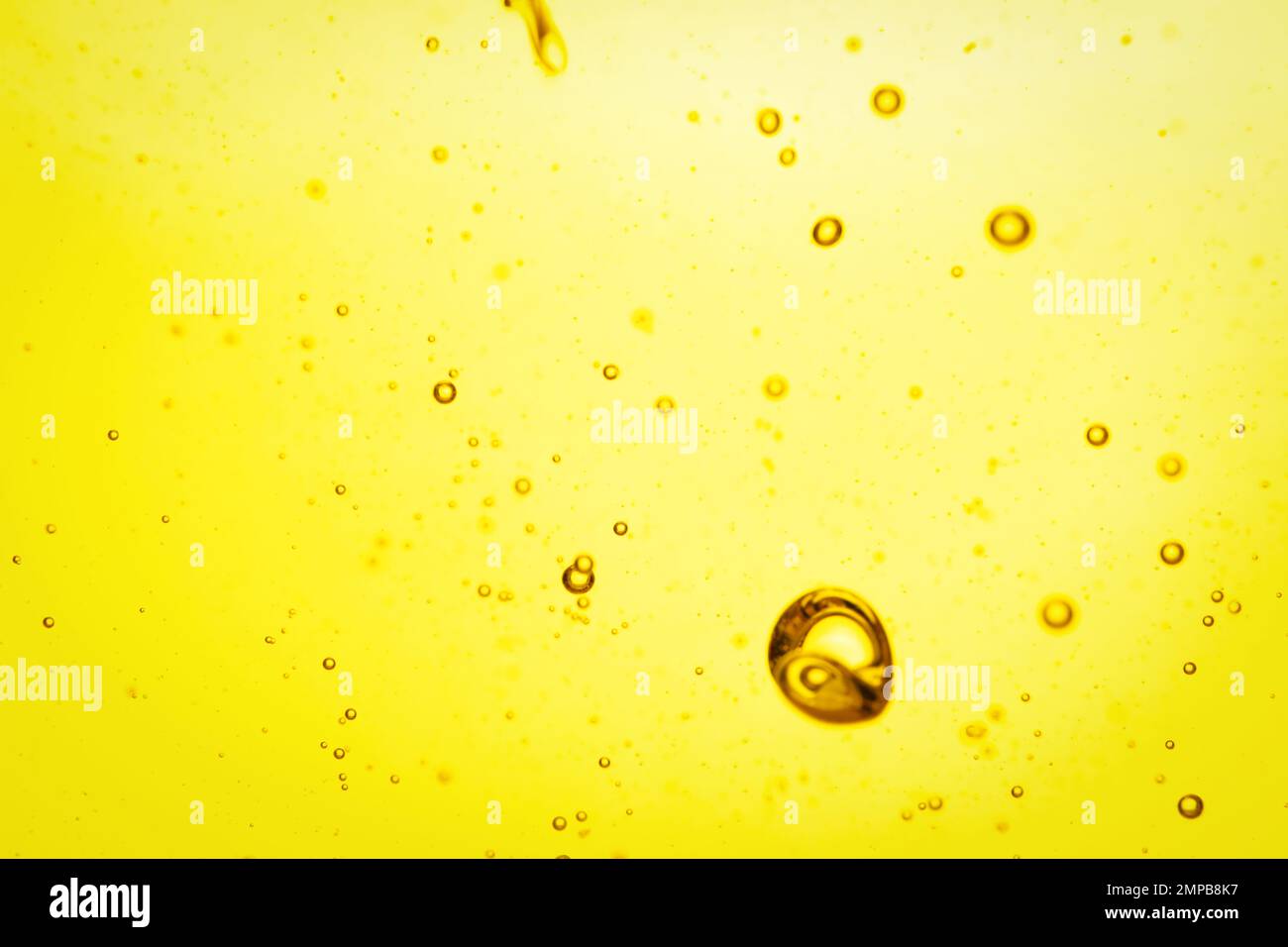 Cooking oil with bubbles as background, closeup Stock Photo - Alamy