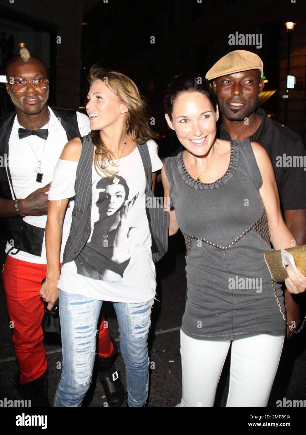 Djibril cisse and his wife jude cisse hi-res stock photography and ...