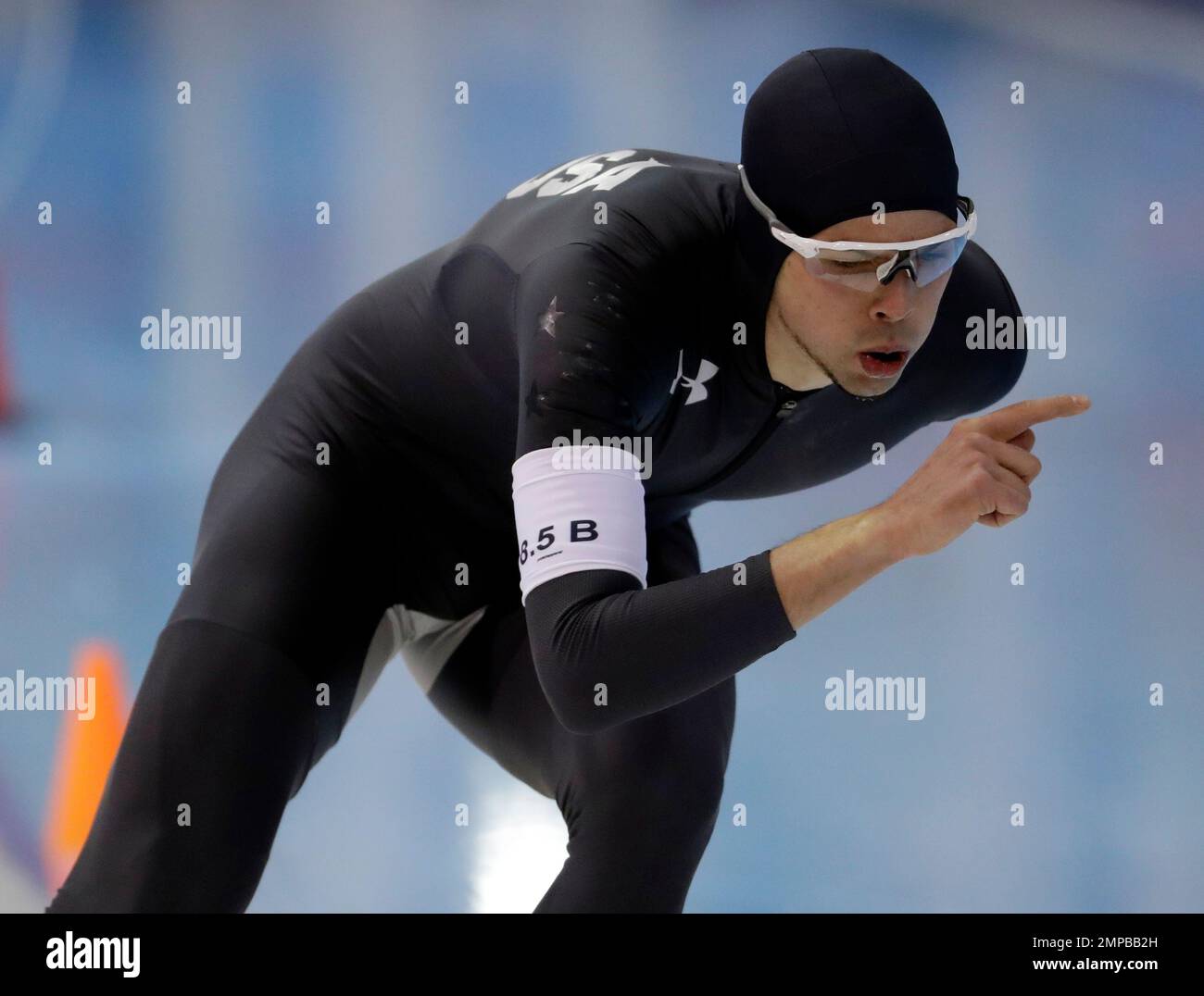 Jeffrey Swider-Peltz competes in the men's 5,000 meters during the U.S ...