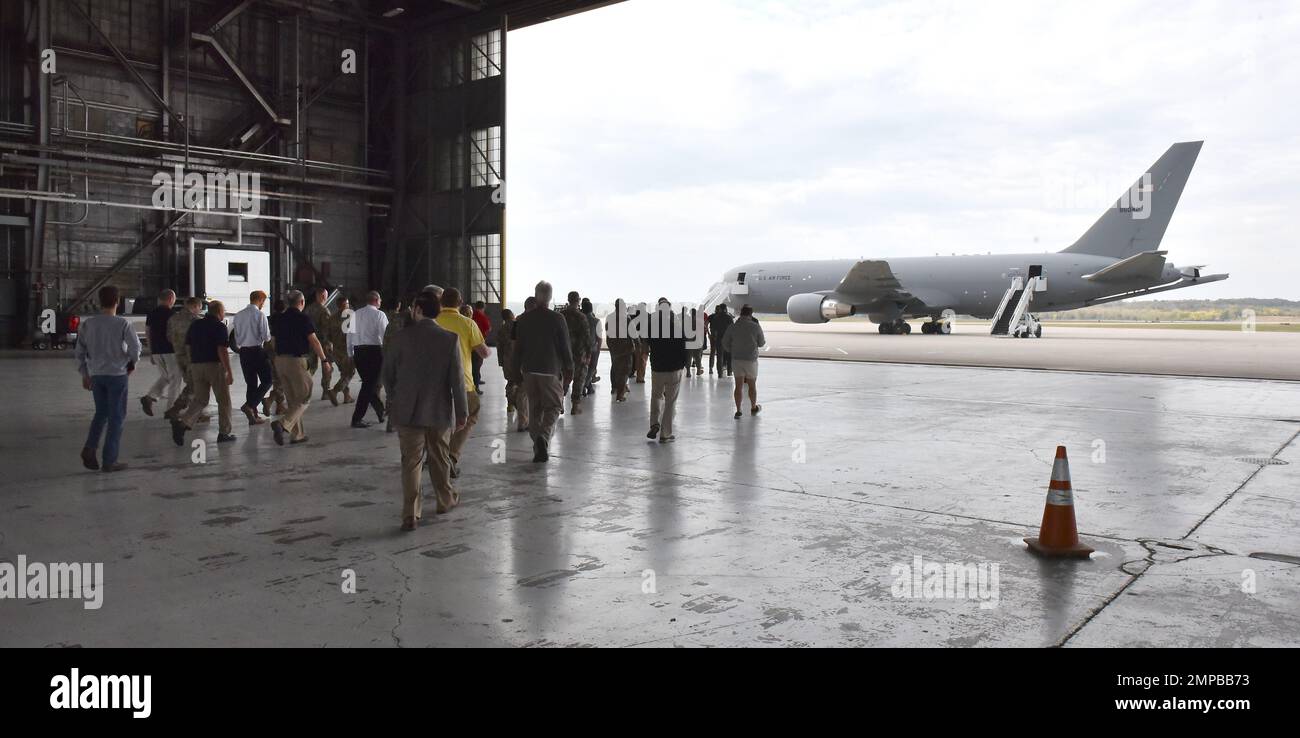A KC-46A Pegasus from McConnell Air Force Base, Kansas stopped at ...