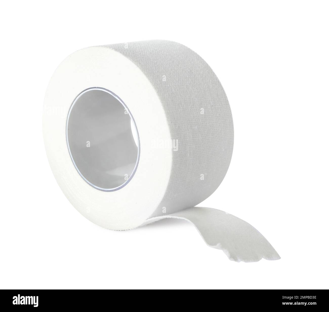 Medical sticking plaster roll isolated on white Stock Photo - Alamy