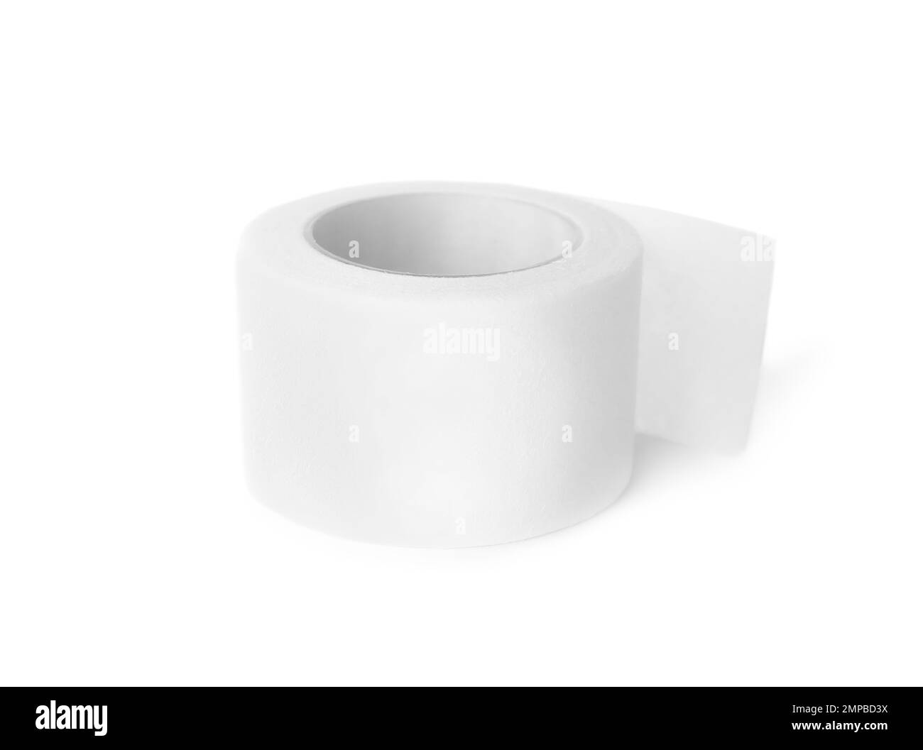 Medical sticking plaster roll isolated on white Stock Photo - Alamy