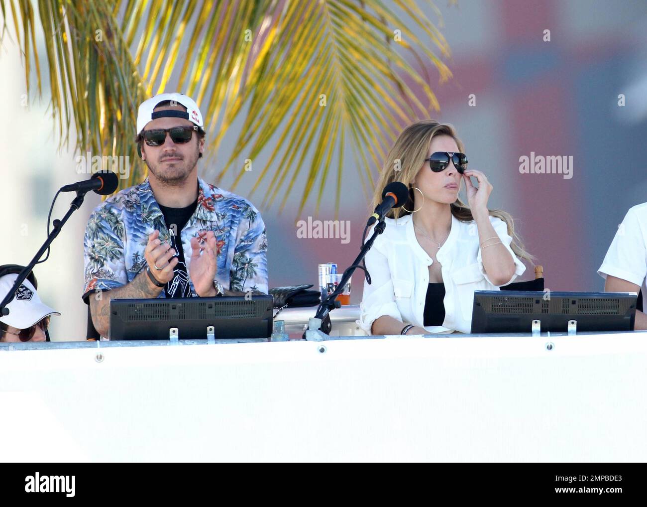 Audrina Patridge along with boyfriend Corey Bohan judge the Red Bull ...