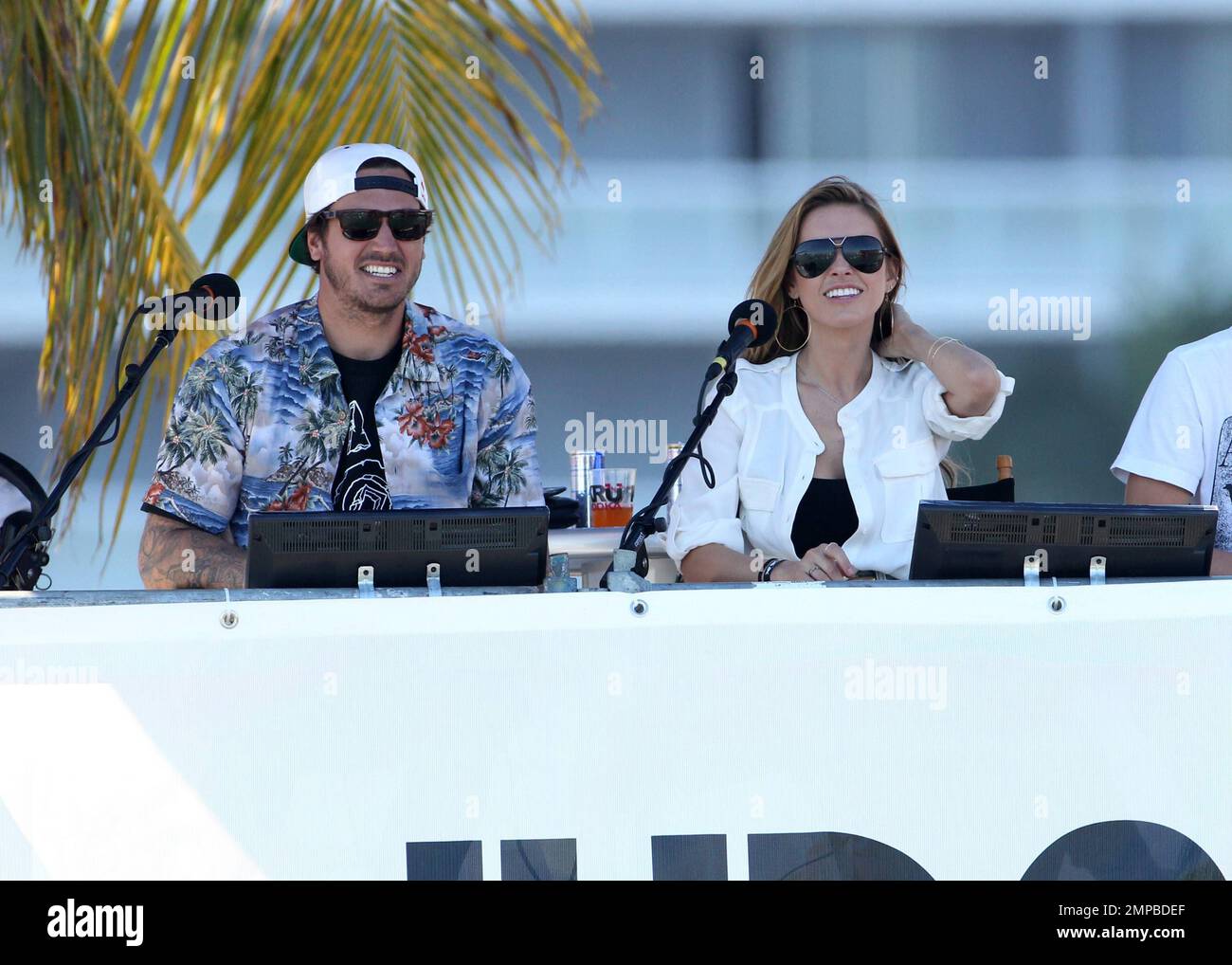 Audrina Patridge along with boyfriend Corey Bohan judge the Red Bull ...