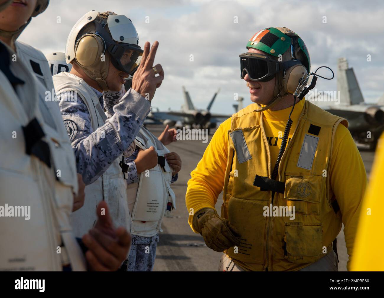 221012-N-JO823-1063 PHILIPPINE SEA (Oct. 12, 2022) Lt. Cmdr. Adam Lang ...